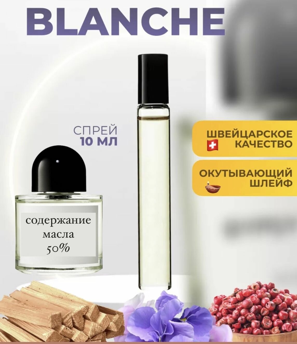 Аромат чистоты Blanche 10 мл, Бланш, запах чистого белья, Швейцария Cherry shop73
