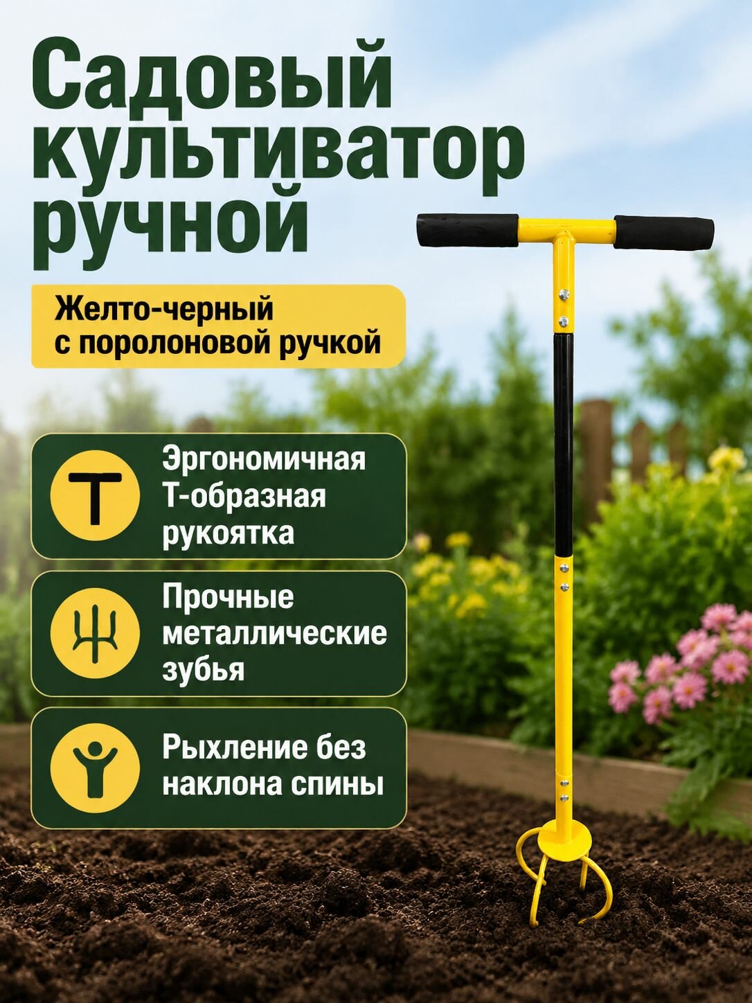 Культиватор ручной