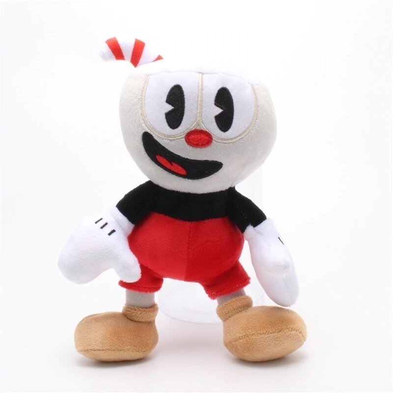 Мягкая игрушка Cuphead and Mugman, Капхед, красного цвета