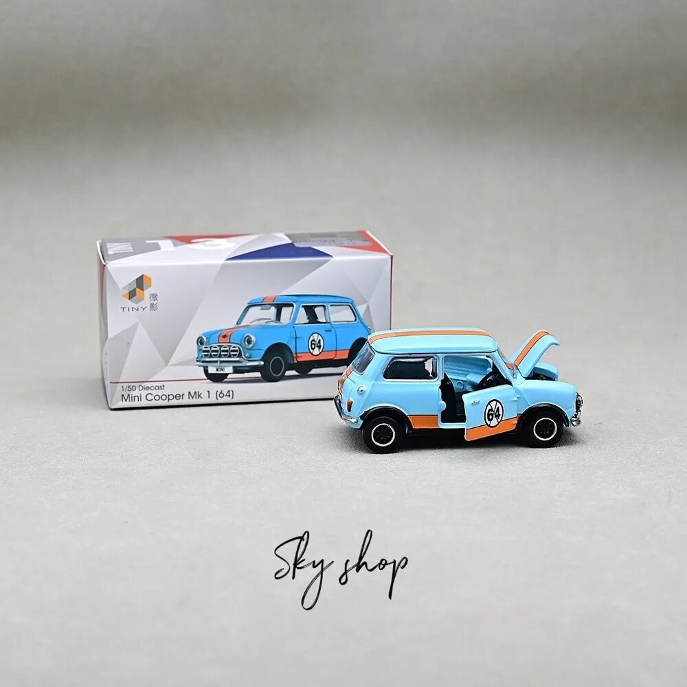 Машинка Tiny 1:64 Mini Cooper Mk 1 (64) модель автомобиля — фото 1