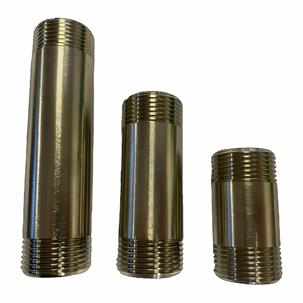 Удлинитель DOUBLE-LIN с наружной резьбой 3/4", латунный никелированный, 40 мм LL6150(3/4"-40)