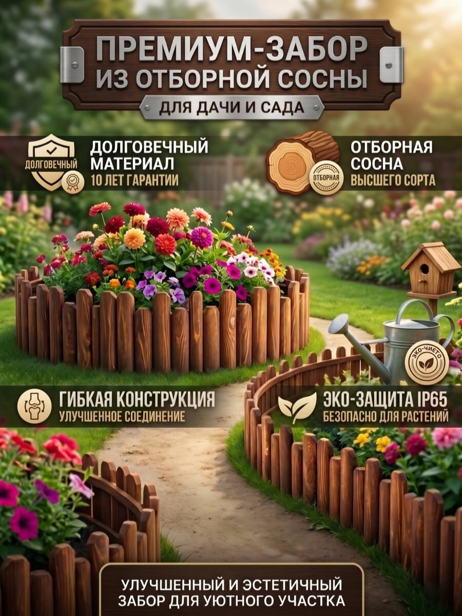 Бордюр садовый