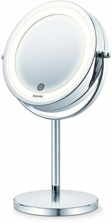 Зеркало косметическое Beurer BS 55, хром, диаметр 13 см
