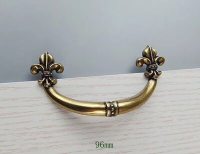Ручки для мебели GUJINDA, бронзовые, цинковый сплав 96mm
