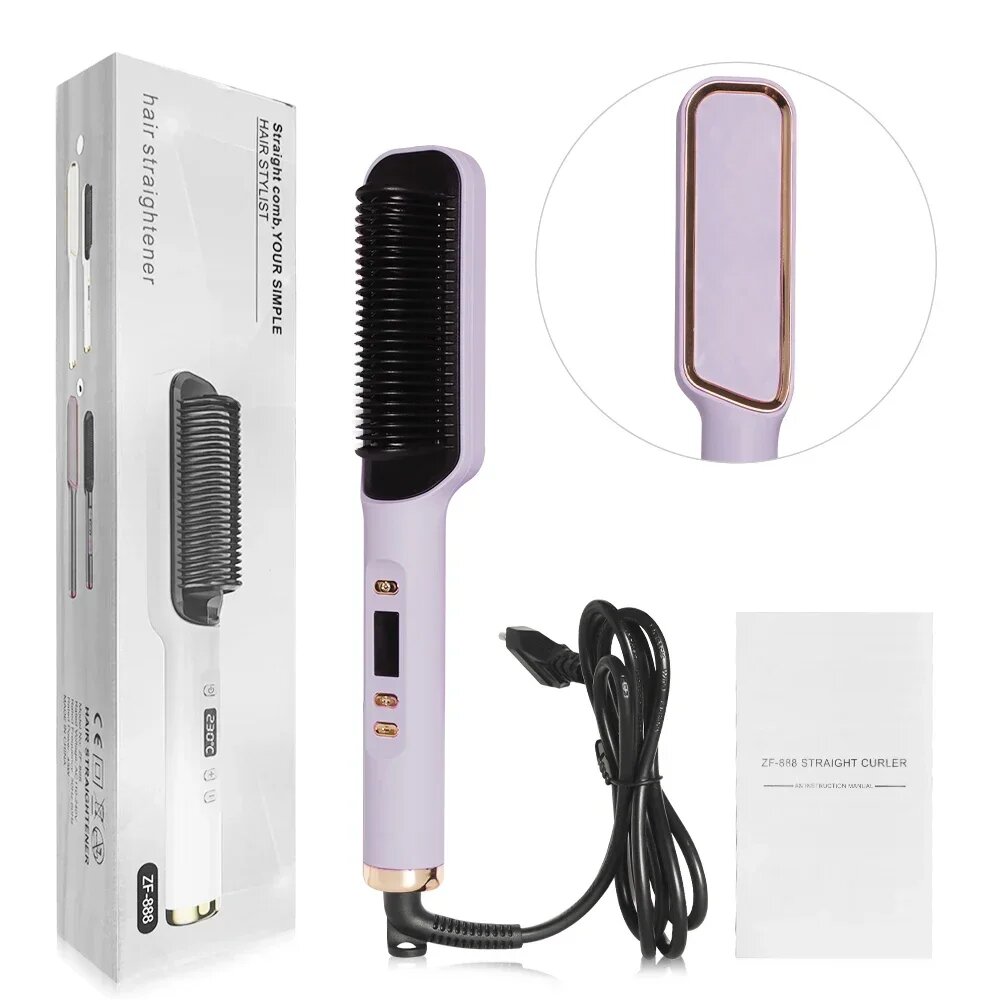 XMSJ электрический выпрямитель для волос 230°C 45Вт EU, Purple