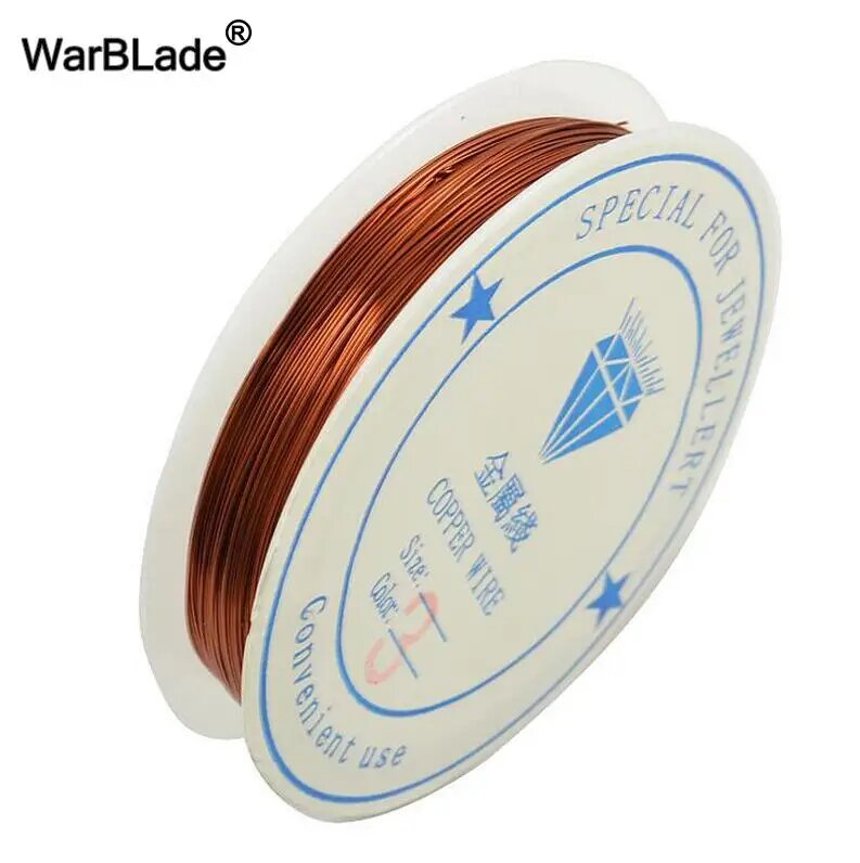 Медная проволока WarBLade для бижутерии 40 м 0.3mm about 30 m, Dark copper