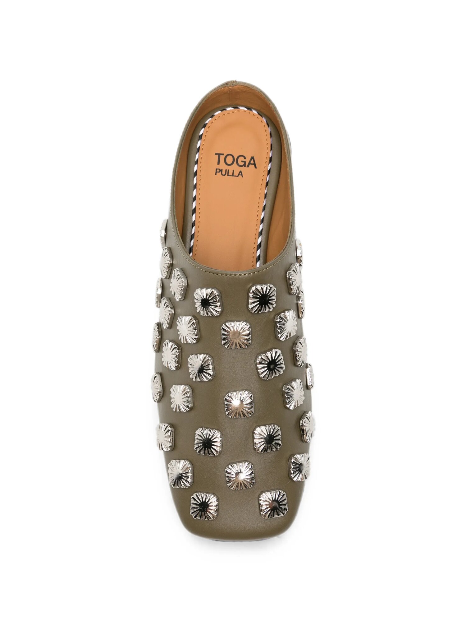 Мюли Toga Pulla Stud-embellished leather mules, размер 40 — фото 1