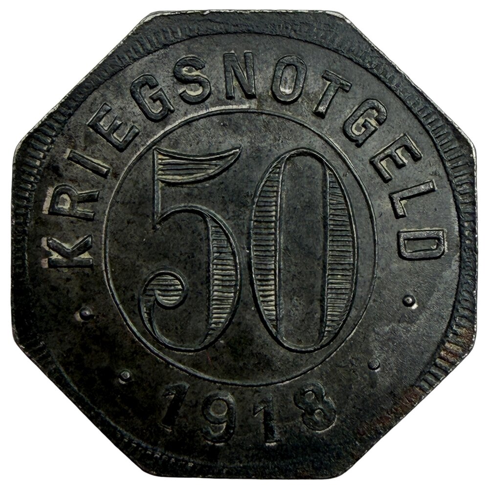 Германия, Германская империя, Крайльсхайм 50 пфеннигов 1918 г.