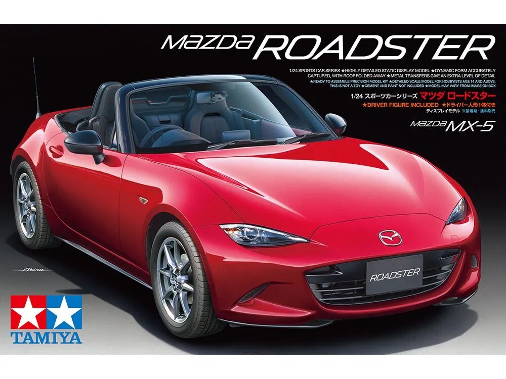 Tamiya 24342 Сборная модель Mazda MX-5 1/24