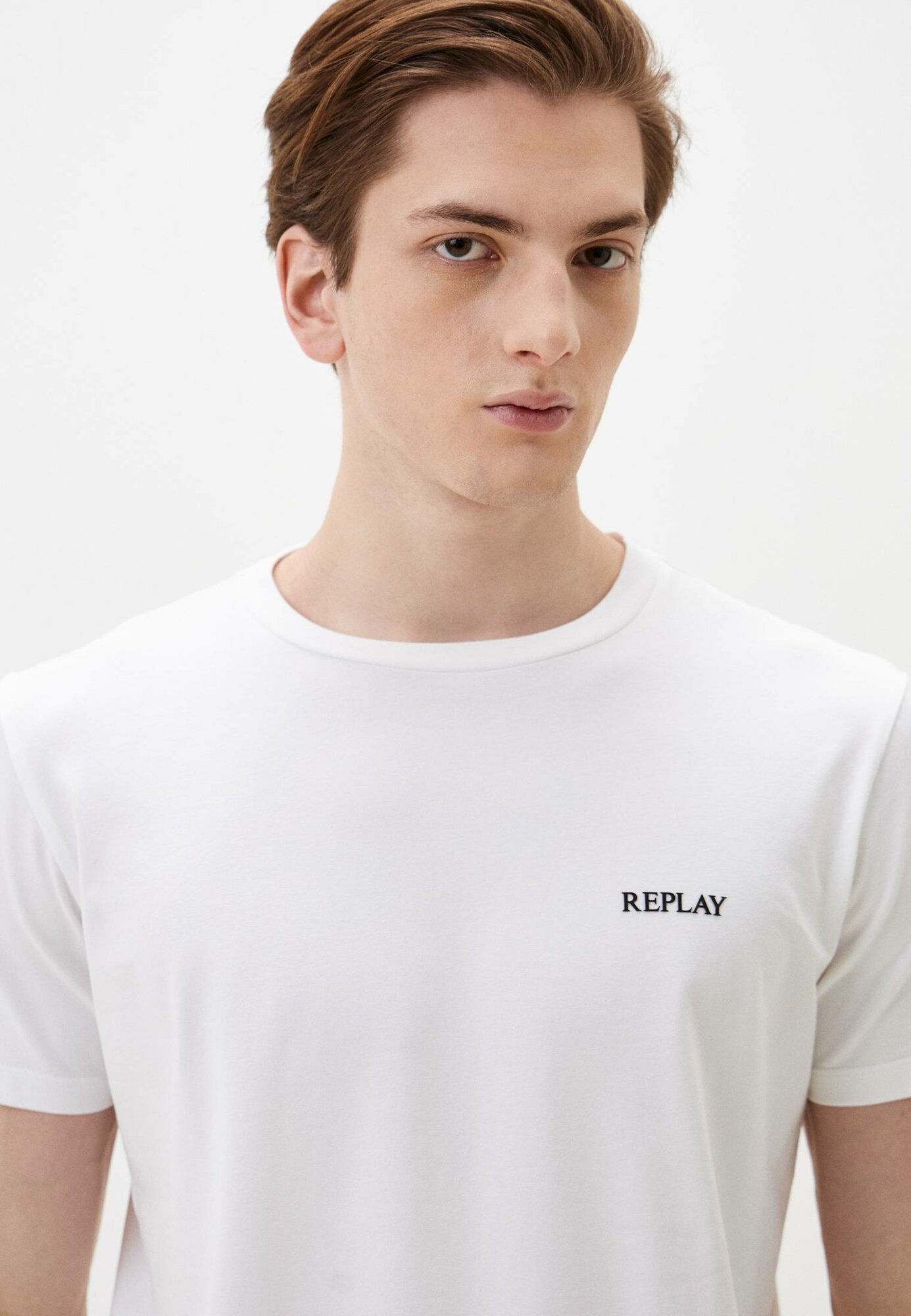 Футболка Replay, размер XL, белый — фото 1