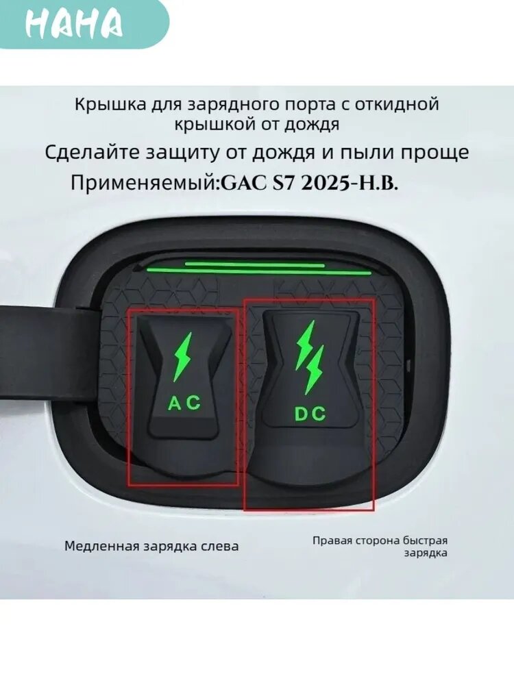 Защитная крышка порта зарядки Trumpchi S7, gac s7 аксессуары