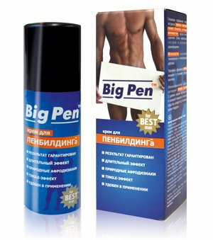 Крем для мужчин для пенбилдинга Биоритм Big Pen в упаковке 50 мл