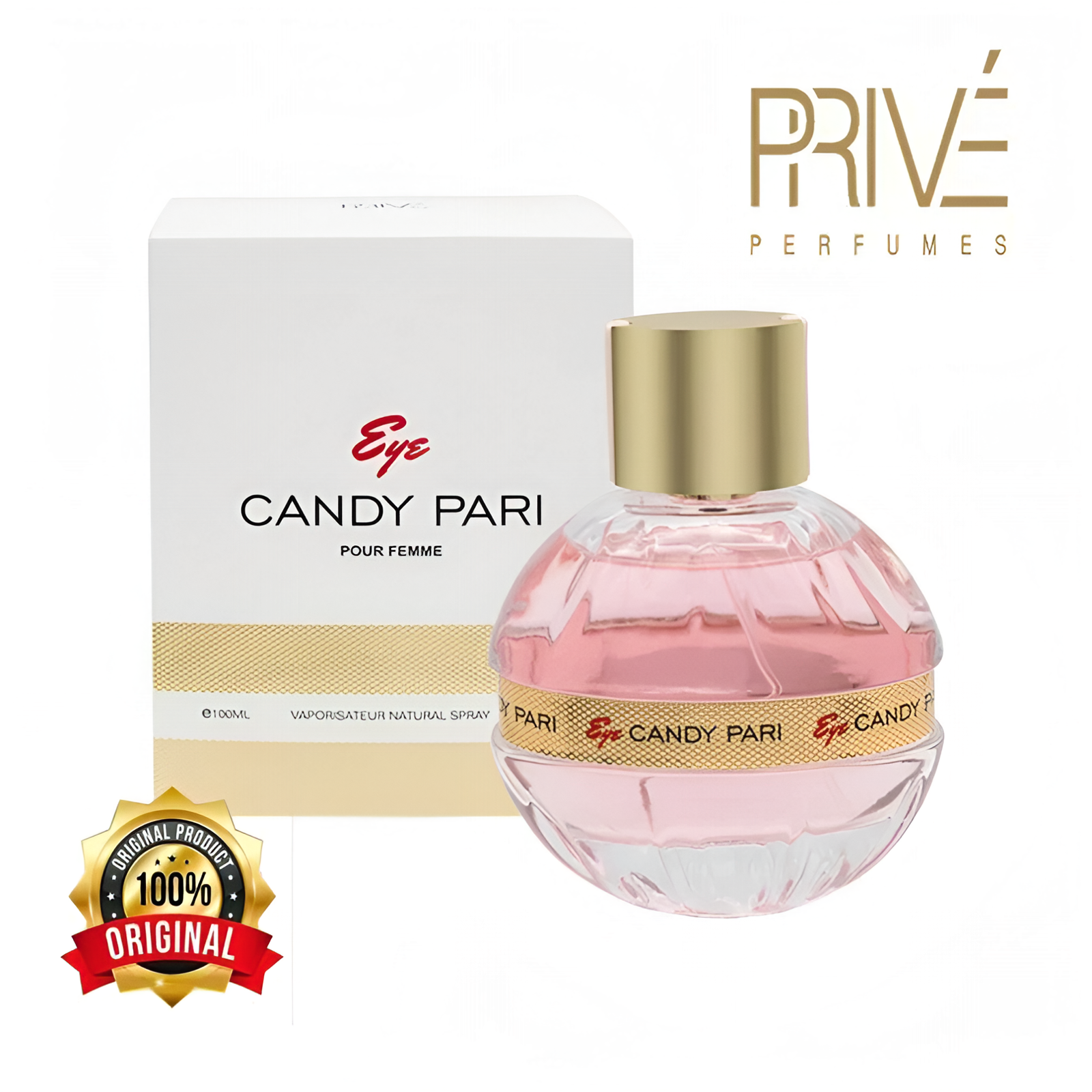 PRIVE Парфюмерная вода женская EYE CANDY PARI, 100 мл, фруктово-цветочный аромат