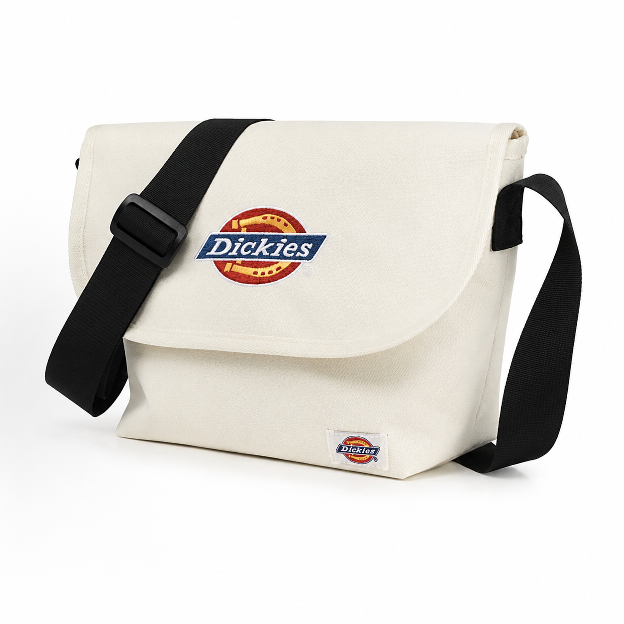 Сумка планшет Dickies, фактура плетеная, белый, — фото 1