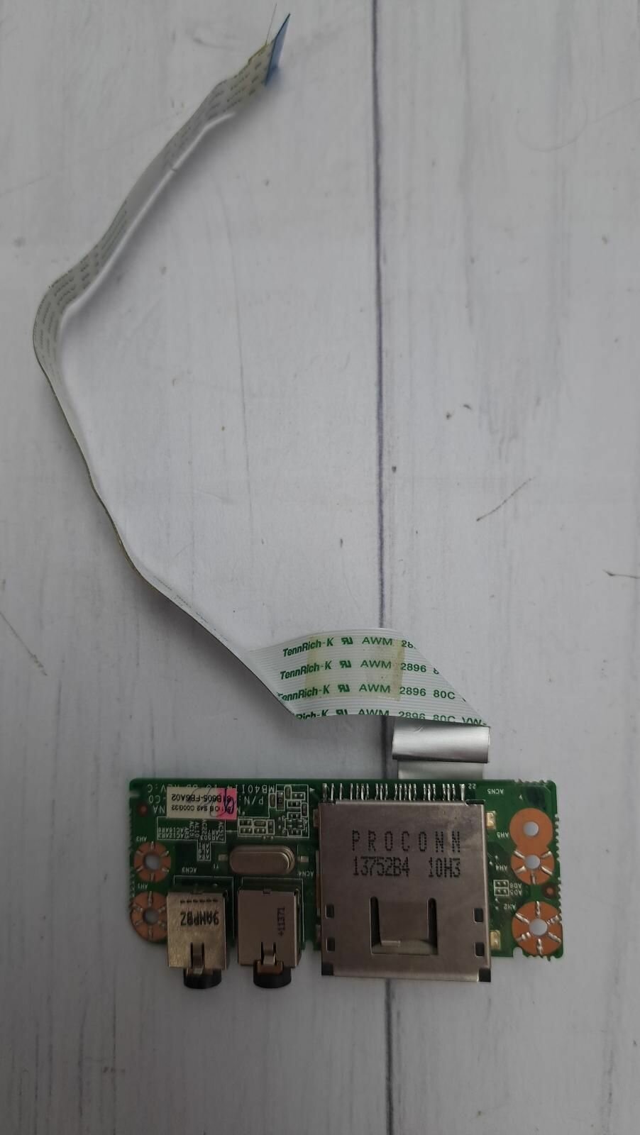 Плата Audio/ CardReader для ноутбука DNS MB50IA1 (0137818). 0ригинал.