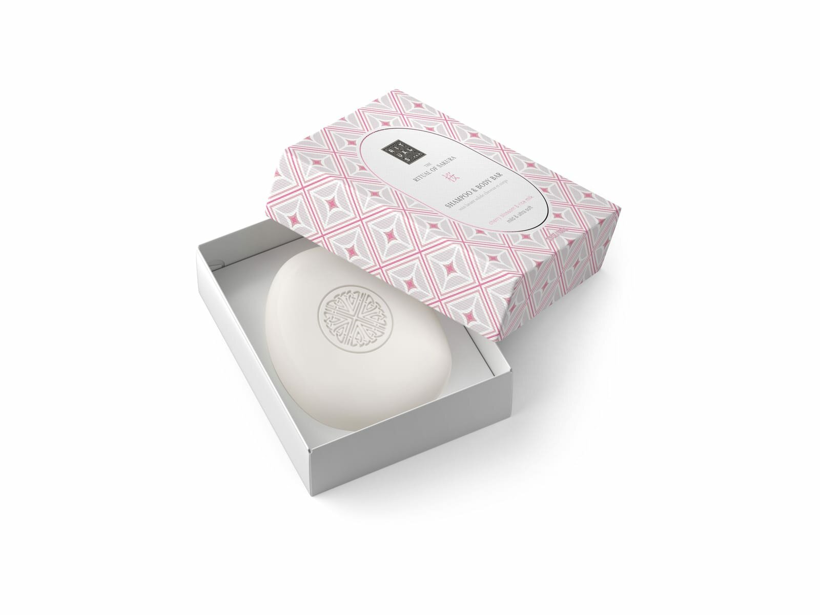 Мыло для тела The Ritual of Sakura Shampoo & Body Bar Hair and Body Rice Milk and Cherry Blossom 100 gr