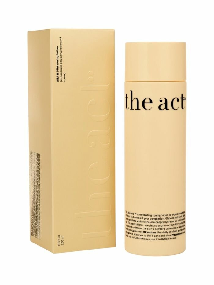Тоник The Act кислотный, отшелушивающий, 200 мл