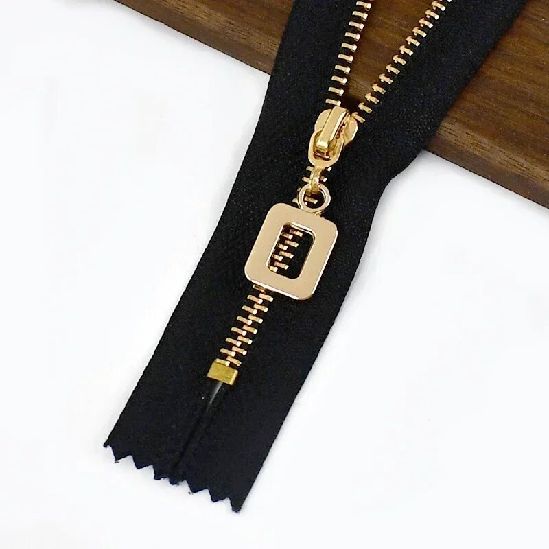Металлические молнии Meetee 3 шт, 15/18/20/25/30 см ZA117-BlackGold, 15cm