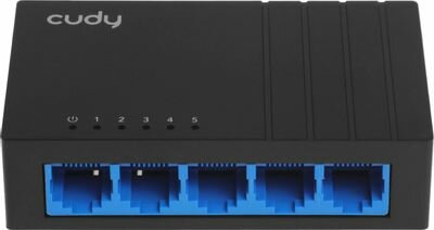 Коммутатор CUDY GS105D, неуправляемый, 5x1Гбит/с (GS105D)