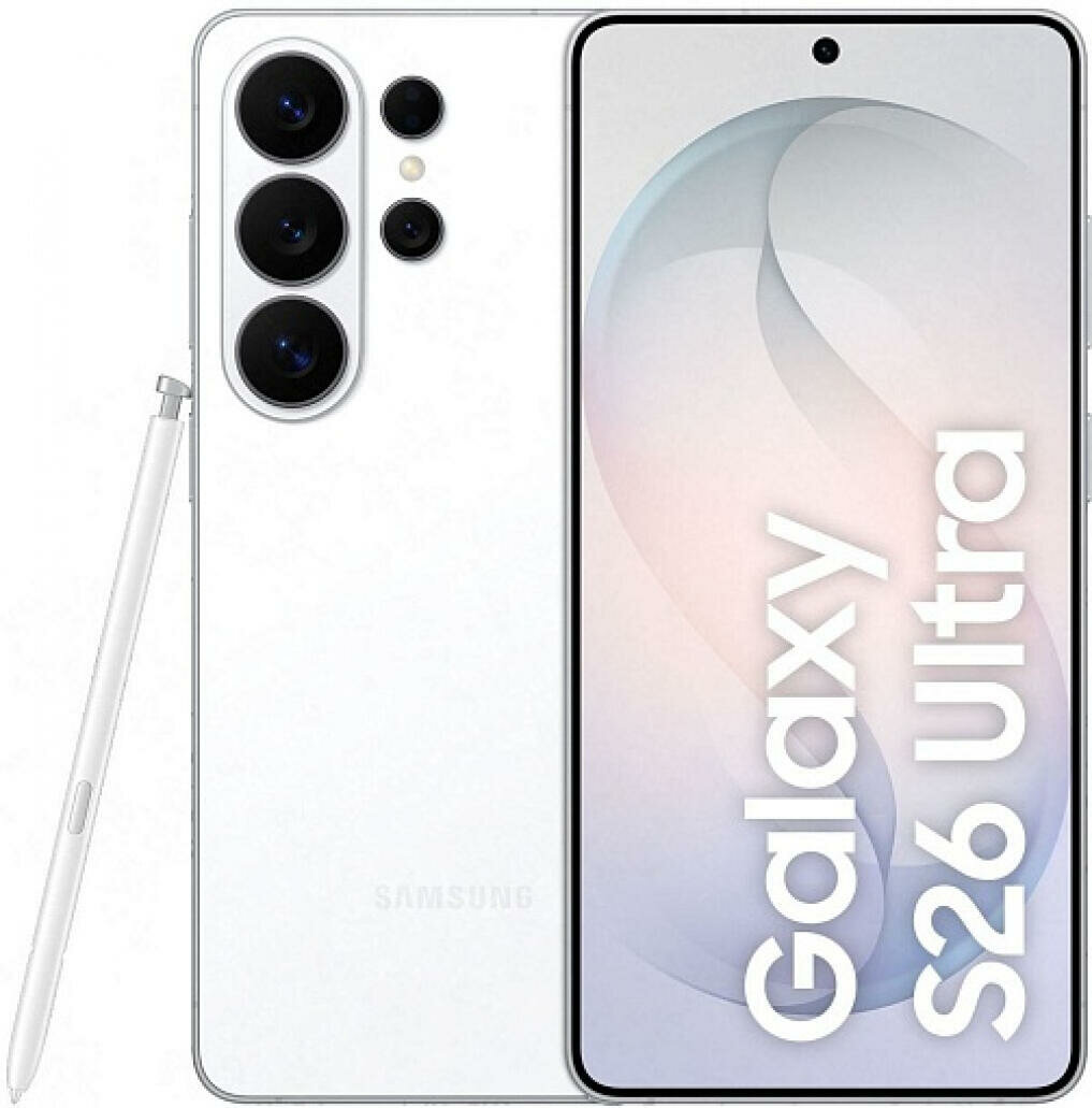 Смартфон Samsung Galaxy S26 Ultra 5G, 12/512Gb, Nano SIM+eSIM, White (Белый)