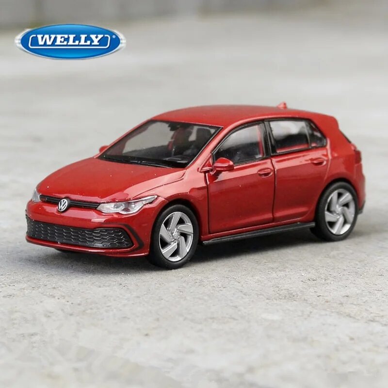 Модель автомобиля Welly VW Golf R GTI MK8 1:36 With foam box