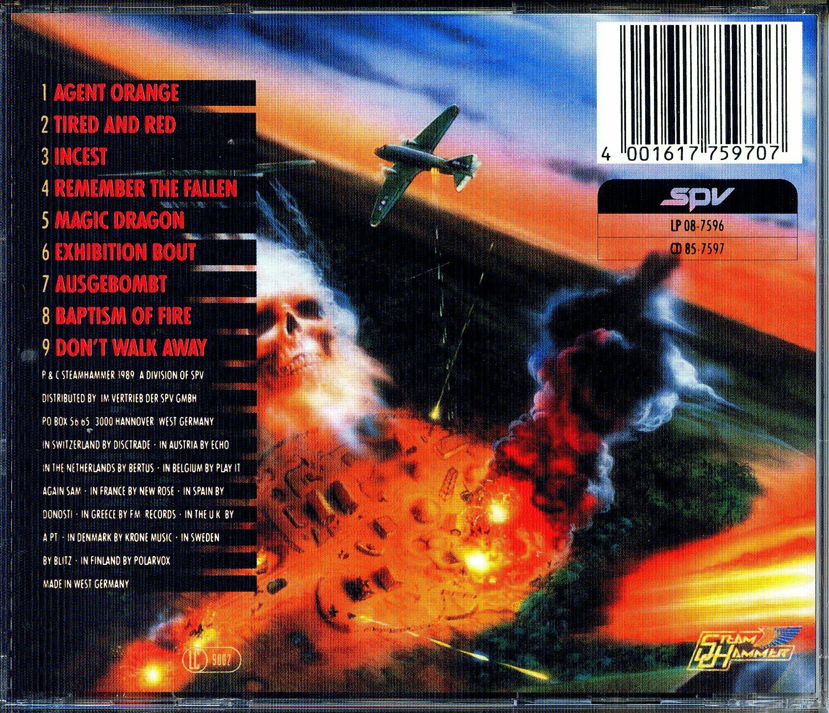 SODOM - Agent Orange 1989 г Компакт диск — фото 1