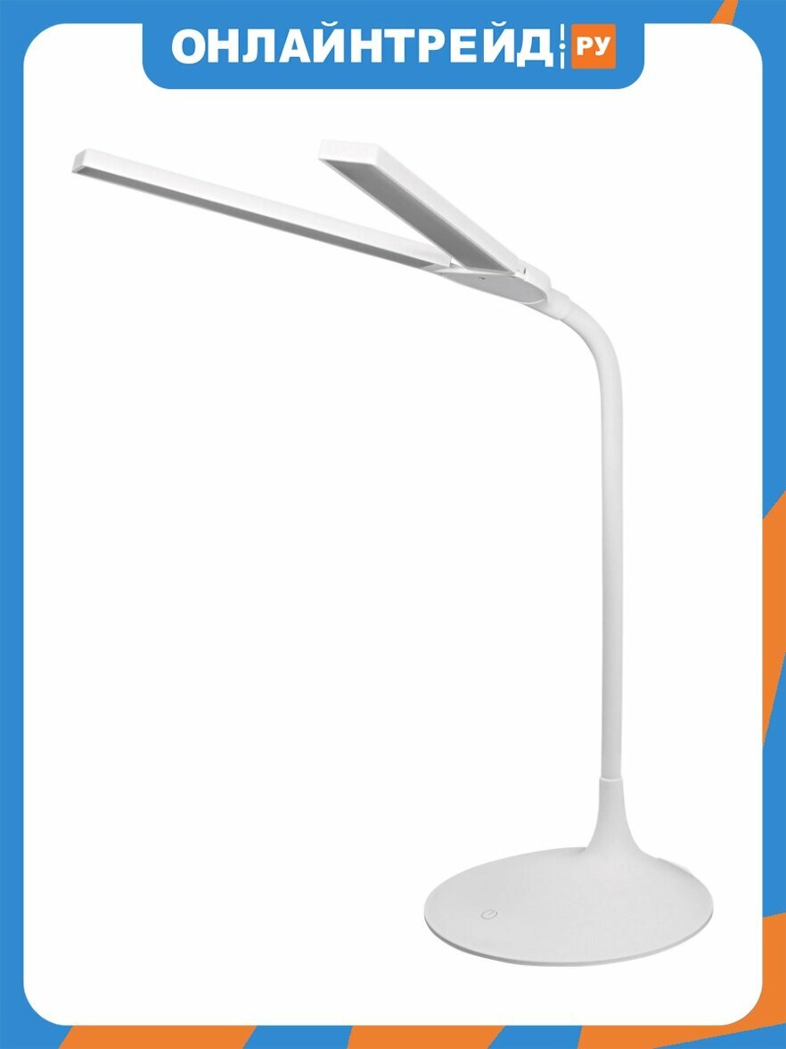 Настольная лампа Ledvance-osram LEDVANCE PANAN DISC DOUBLE WT 5W 3000K 220Lm 375*400*170mm DIM