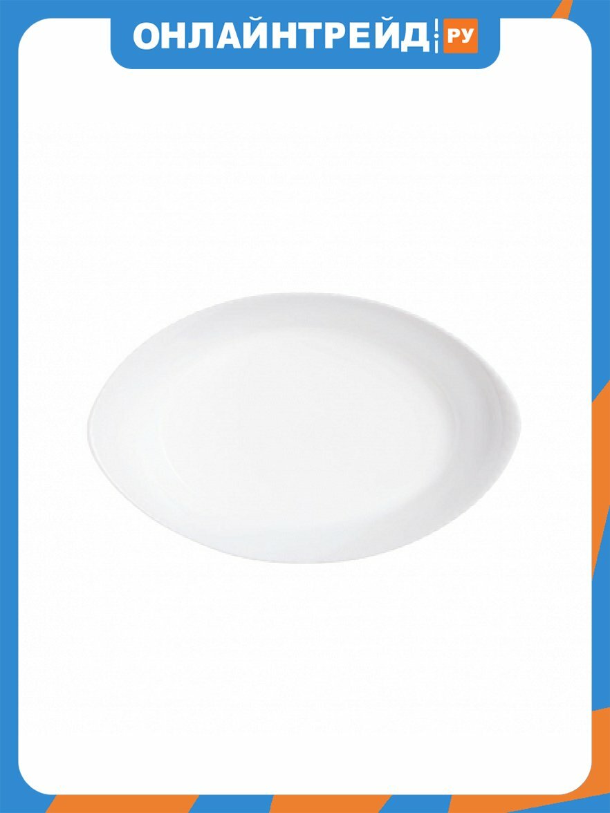 Блюдо для запекания Luminarc SMART CUISINE WAVY овальное, 32х20 см, стекло, белый (Q8203)