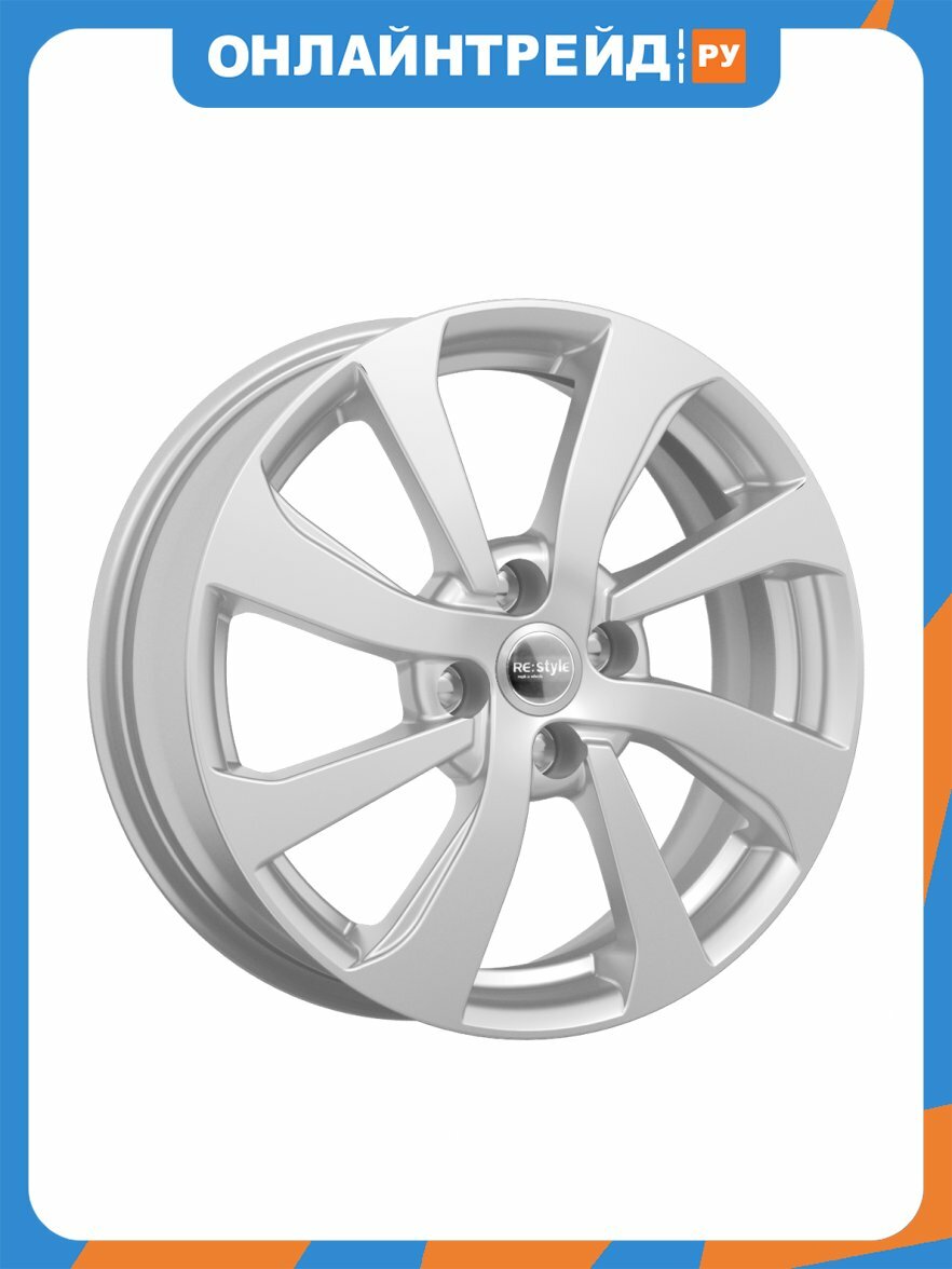 Диск K&k КС893 6x16/4x100 D54.1 ET49 сильвер