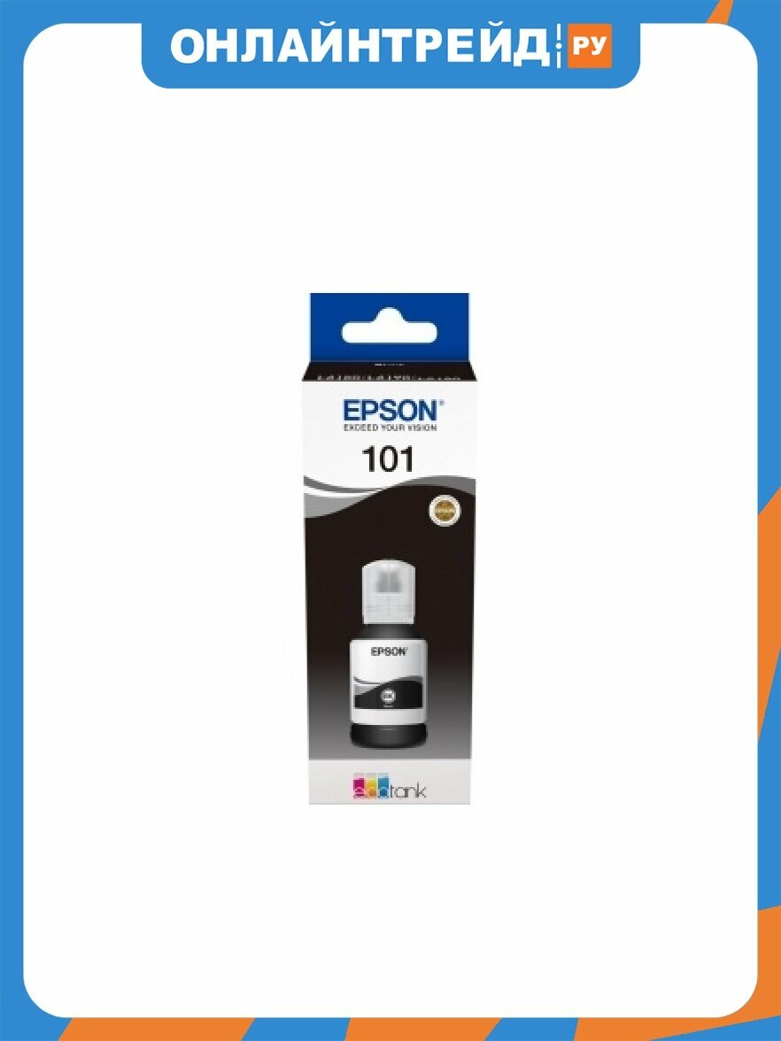 Контейнер Epson C13T03V14A 101 с черными чернилами L4150/4160