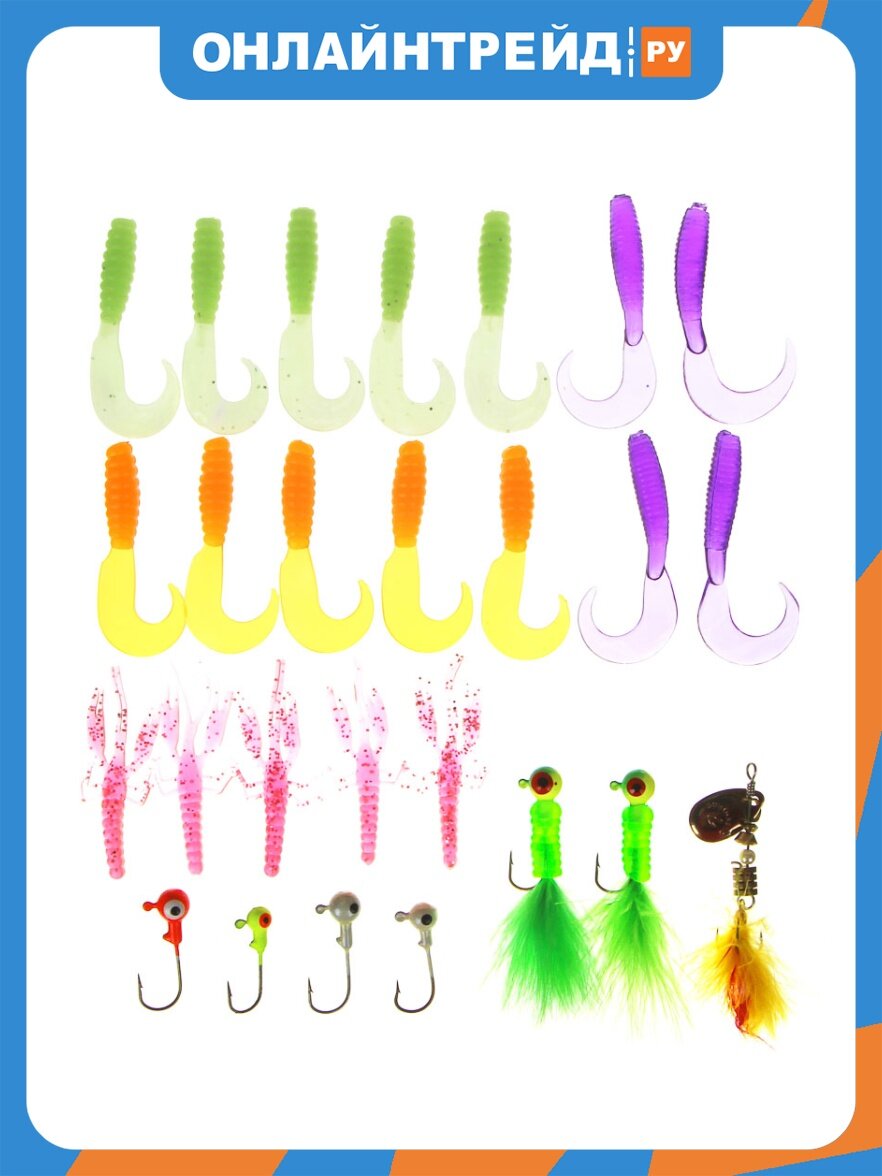 Набор джиговых приманок Azor Fishing в блистере