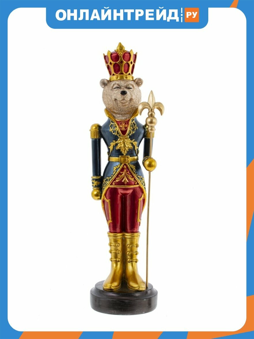 Фигурка Remeco Collection "Солдатик-медведь", 10,5х10,5х41 см (813110)