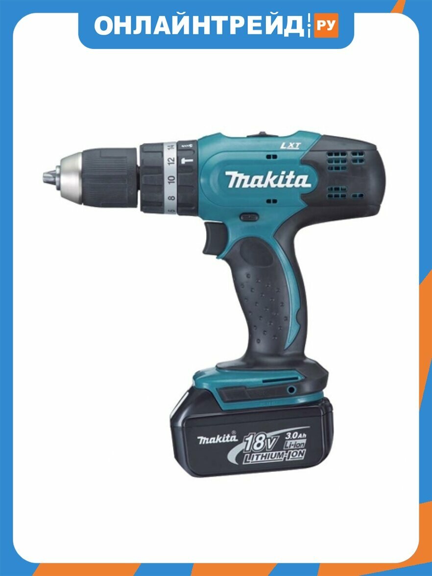 Дрель-шуруповерт аккумуляторная Makita DHP453RFE LXT