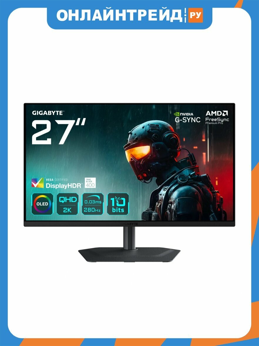 Монитор Gigabyte MO27Q2A EK 26.5" Black