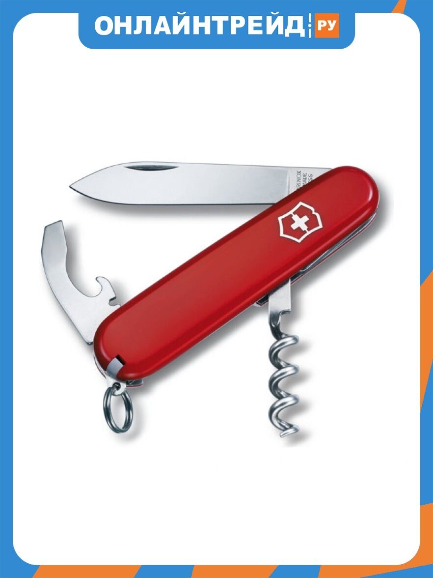 Нож Victorinox 0.3303 WAITER, 84 мм, красный