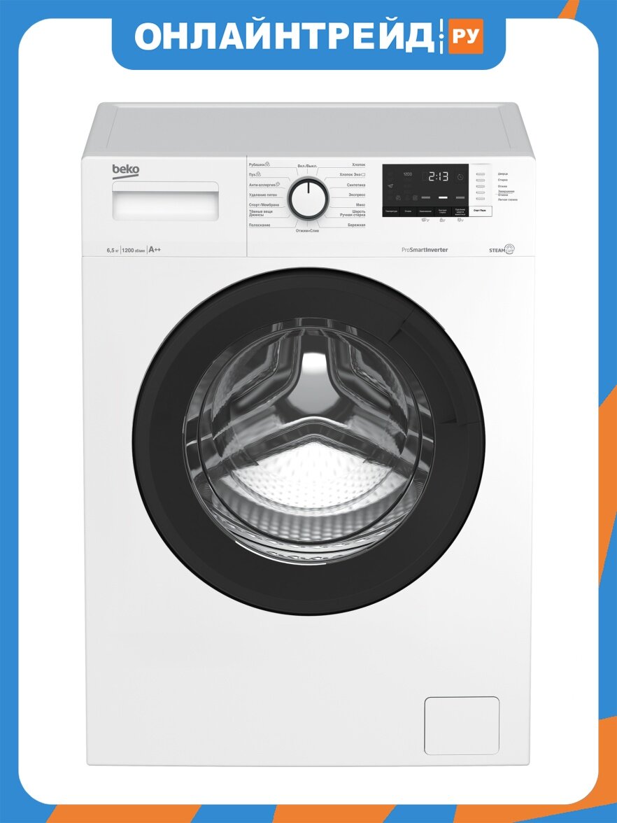 Стиральная машина Beko WSRE6H612ZAWI