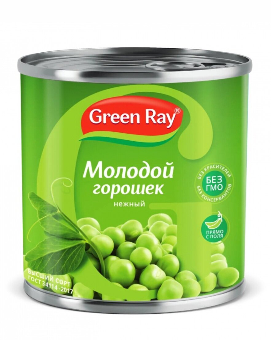 Зелёный горошек Green Ray 425 мл