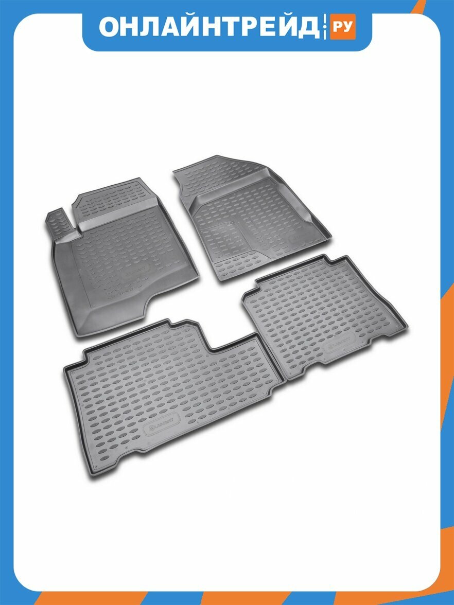 Коврики в салон Element для CHEVROLET Captiva 06/2006-2011, полиуретан, 4шт