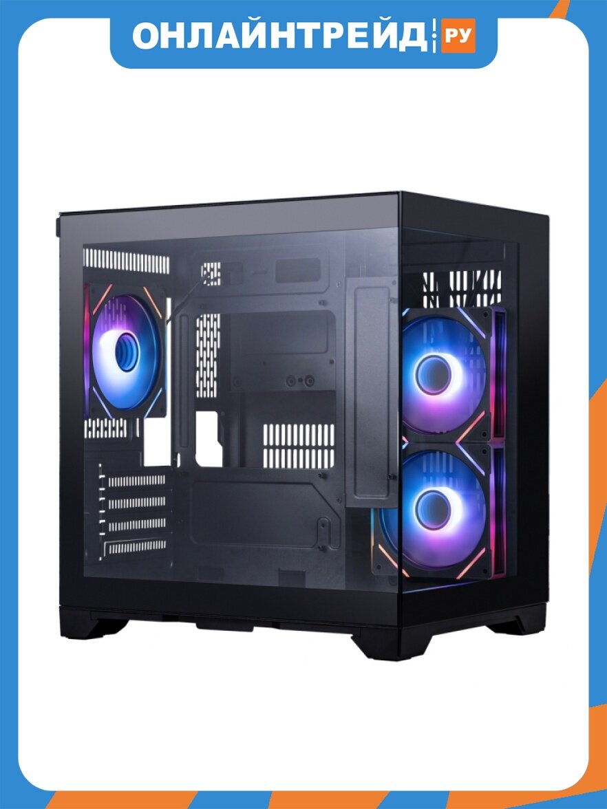 Корпус 1STPLAYER MEGAVIEW MV5-TP ARGB, черный (MV5-TP-BK-2FC7R-1FC7)