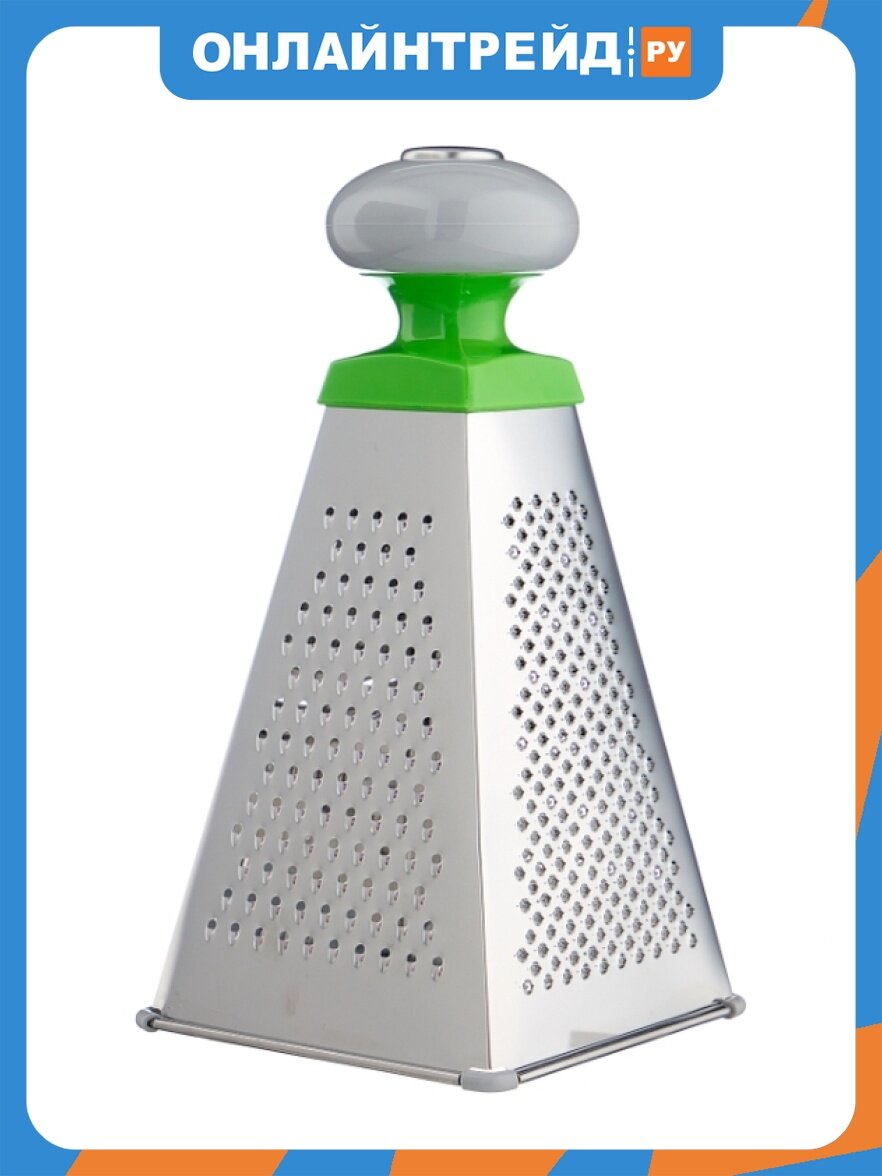 Терка 4-х сторонняя пирамида Attribute GADGET VIVA Grey-G