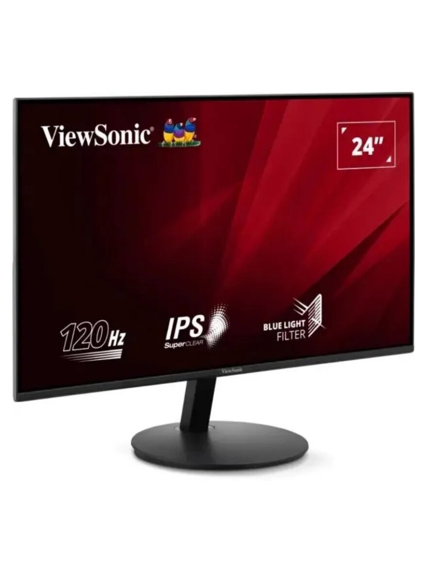 Монитор Viewsonic VA24E1-H 23.8" черный — фото 1
