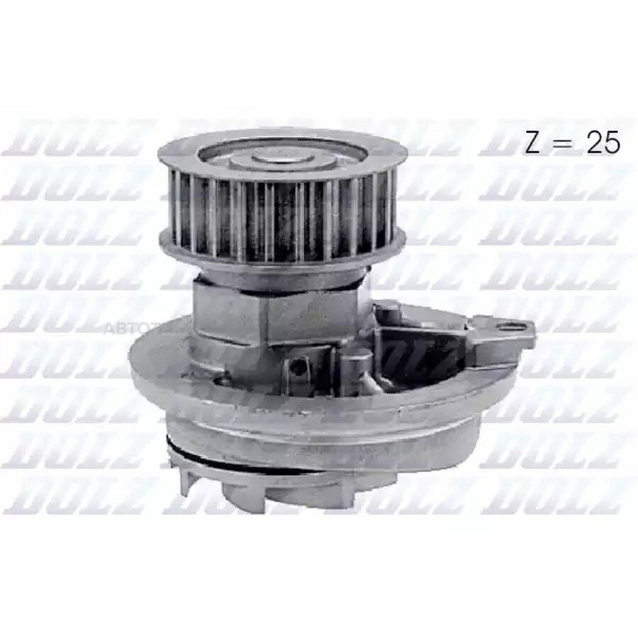 Помпа водяная пр-во Испания DOLZ O137 OPEL ASTRA, OMEGA, VECTRA, CALIBRA 1.6I,1.8I,2.0I 86-