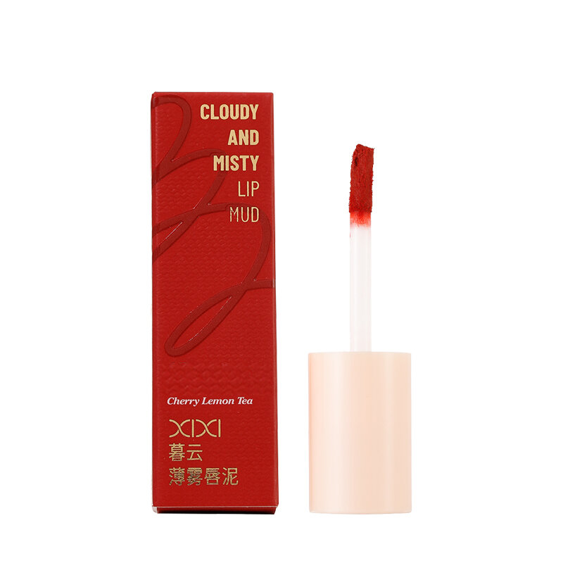Матовая помада-мусс женская XIXI Evening Cloud Mist Color, оттенок Cherry Lemon Tea