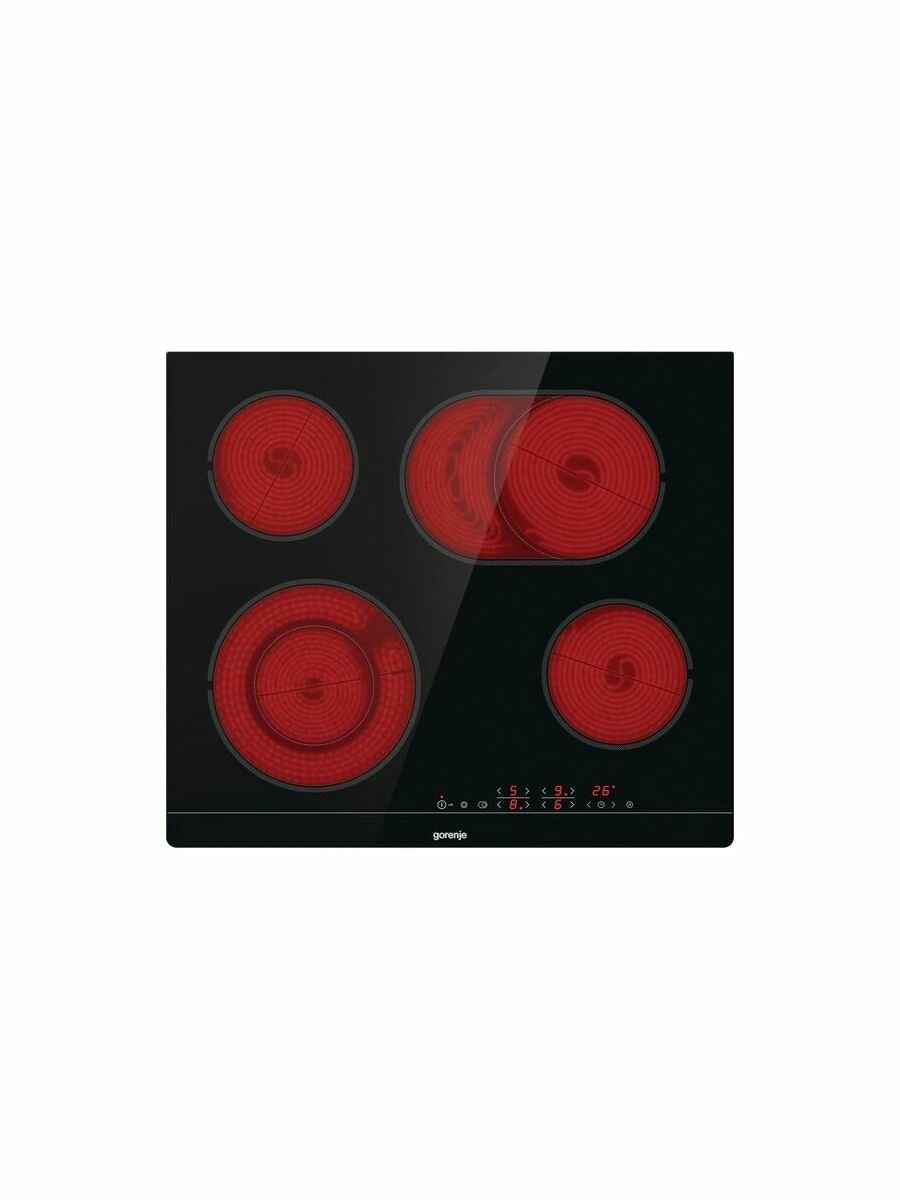 Варочная поверхность электрическая Gorenje ECT643SYB черный