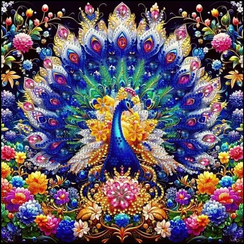 Картина алмазная мозаика детская / Ваза на холсте / Акриловая панель