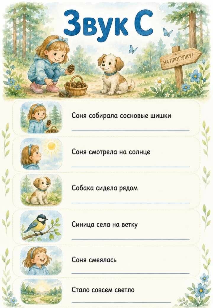 Лэпбук "звук С" — фото 1