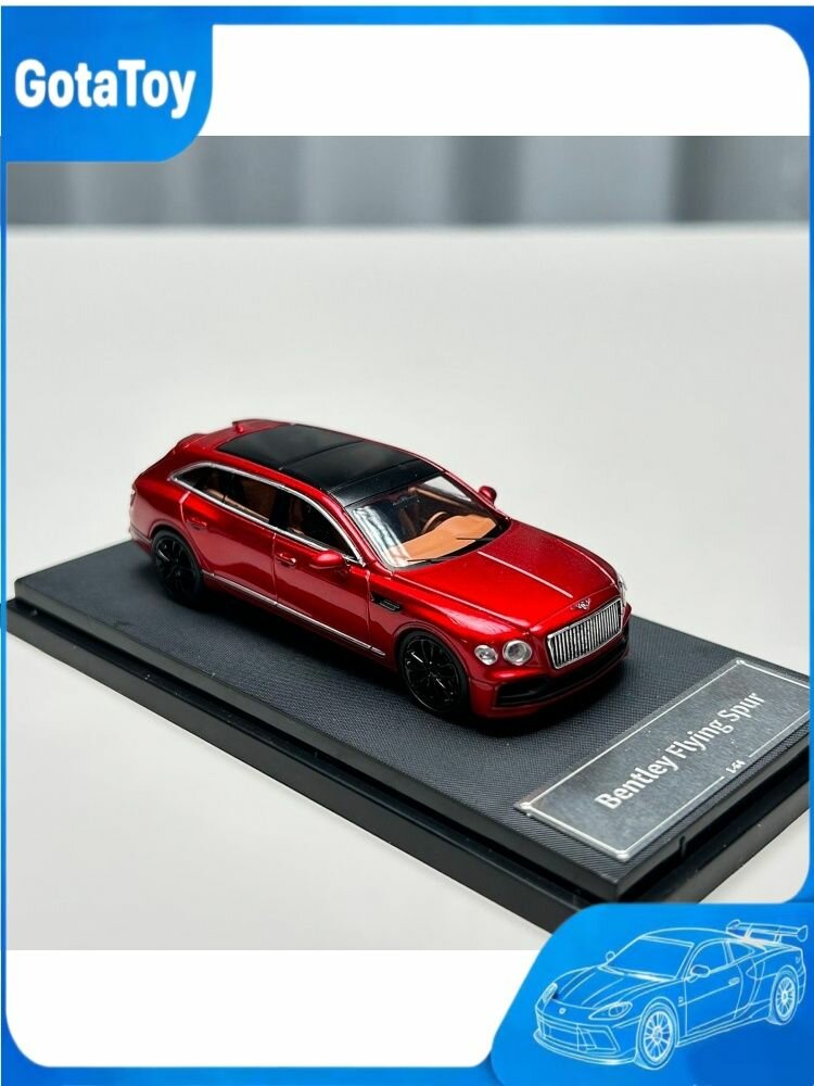 Модель автомобиля Bentley Flying Spur 1:64, металлическая коллекционная машинка, игрушка, подарок мальчику