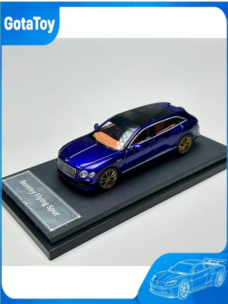 Модель автомобиля Bentley Flying Spur 1:64, металлическая коллекционная машинка, игрушка, подарок мальчику