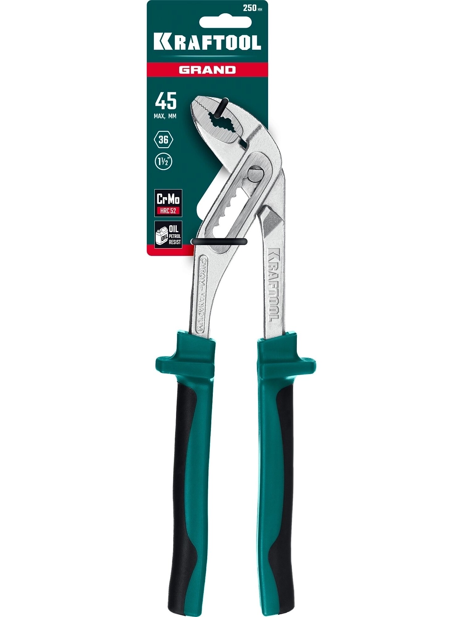 Переставные клещи KRAFTOOL Kraft-Max, 250 мм