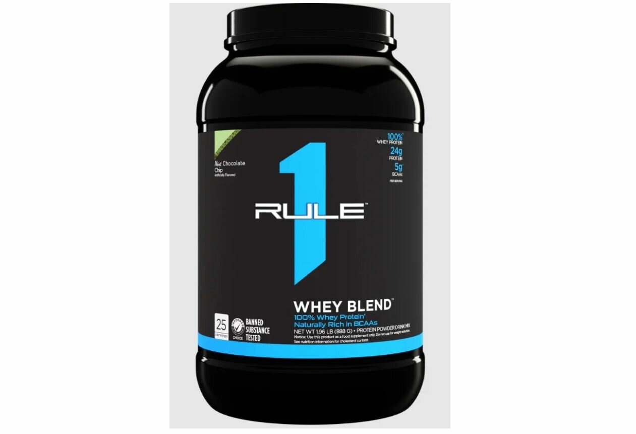 Протеин RULE ONE Whey Blend, 25 порций, (Mint Chocolate Chip)